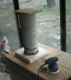 How to Build a Table From Reclaimed Column for Less Than $35 | You Can ...